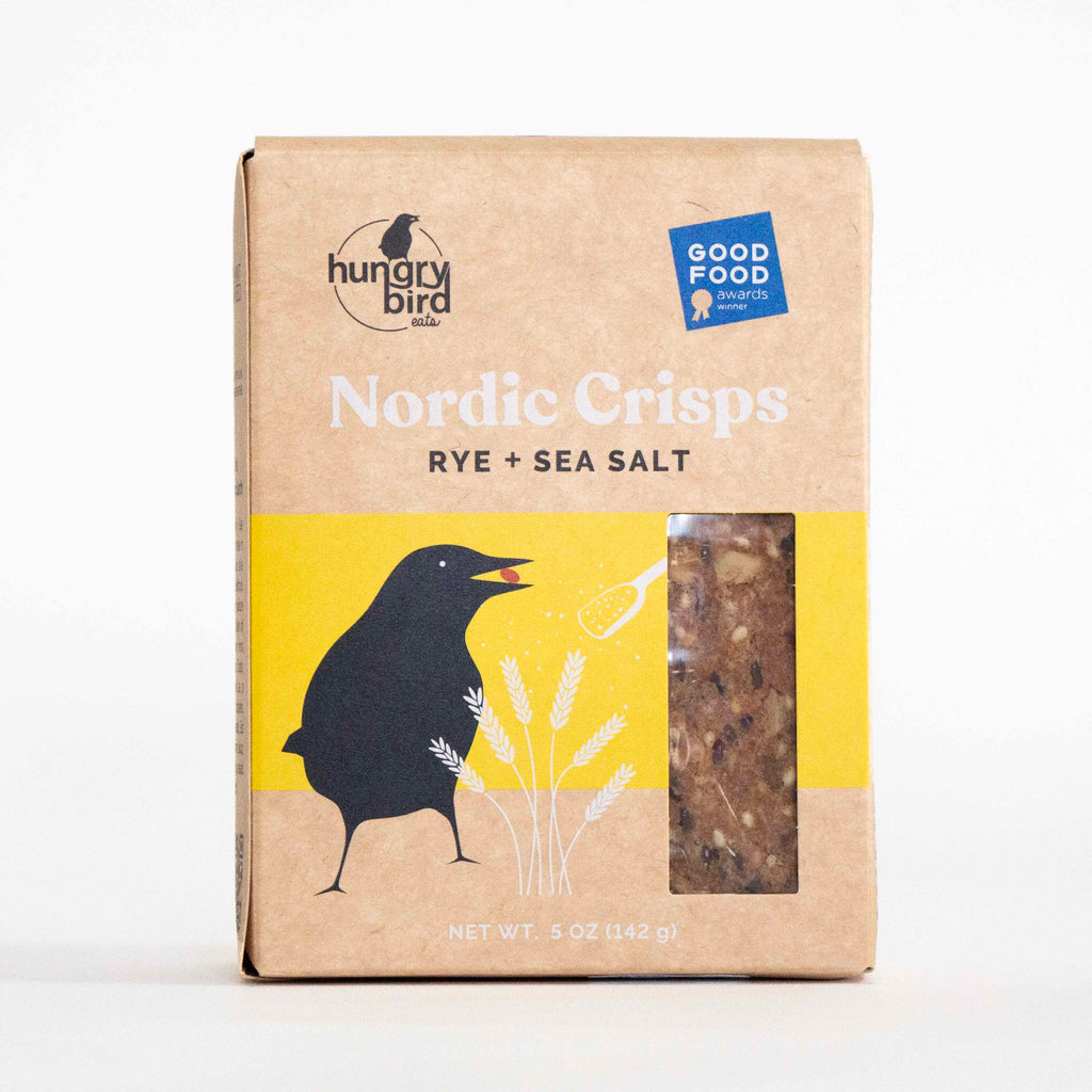 Seed crackers I Award winner - Rye + Sea Salt Nordic Crisps 5 oz box ...