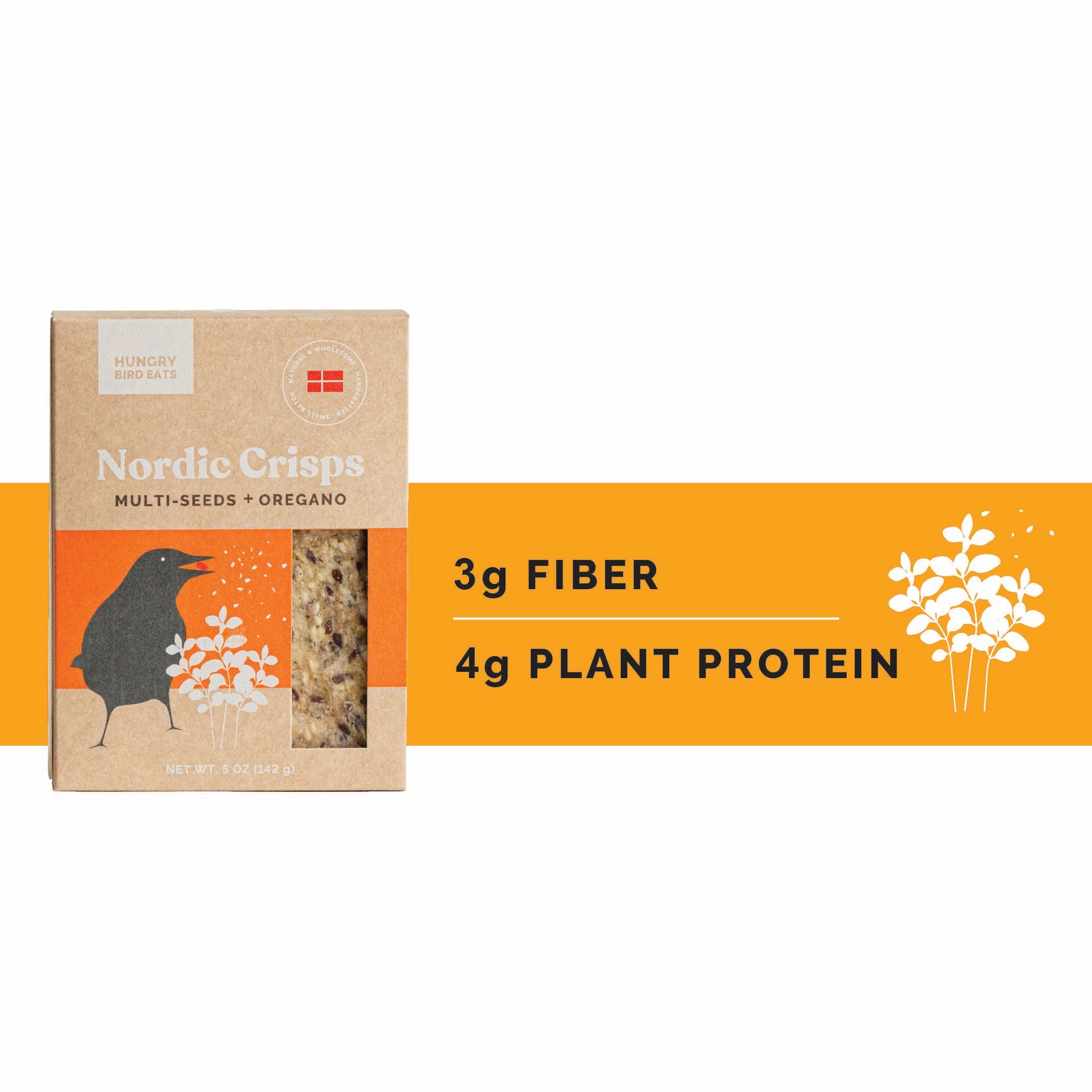 Multi-Seeds + Oregano Nordic Crisps | Seed crackers - 5 oz Box - Gluten ...